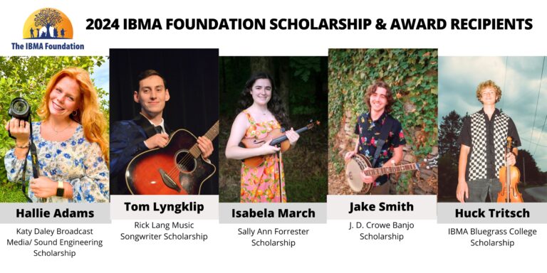 IBMA Foundation awards five scholarships | IBMA Foundation